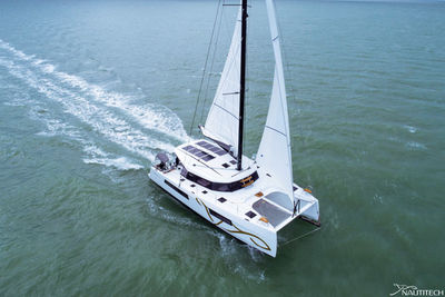 Boat Review by Multihulls World of: Catamaran Nautitech 44 Open ...