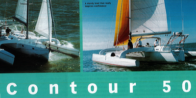 Boat Review by Multihulls World of: Trimaran Contour 50 - Multihulls World