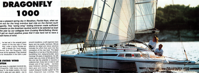 Boat Review by Multihulls World of: Trimaran Dragonfly 1000 ...