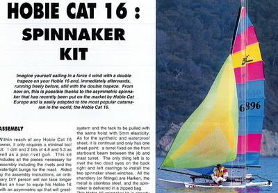 Boat Review by Multihulls World of: Catamaran Hobie Cat 16 - Multihulls ...