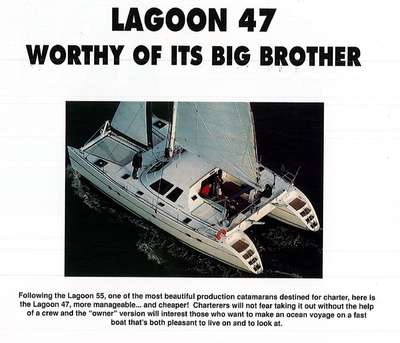 Boat Review by Multihulls World of: Catamaran Lagoon 47 - Multihulls World