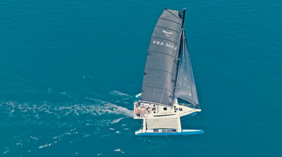 Boat Review by Multihulls World of: Trimaran Dragonfly 36 Performance ...