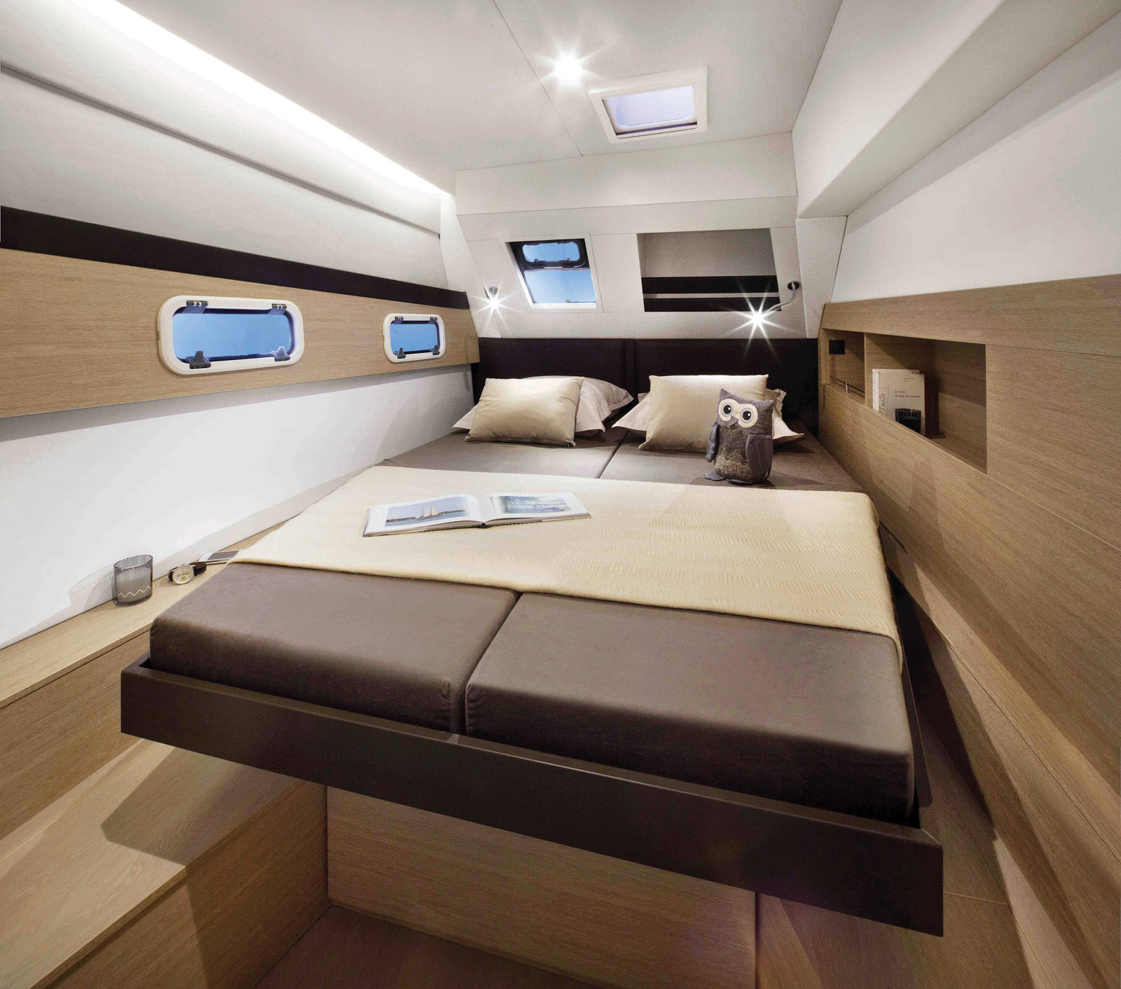 Interior layouts - Match : 3 vs 4 cabin - Multihull - Multihulls World ...