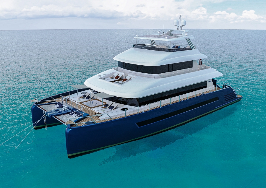 StellarCAT AL2503 - A luxury triple-decked power catamaran built in ...