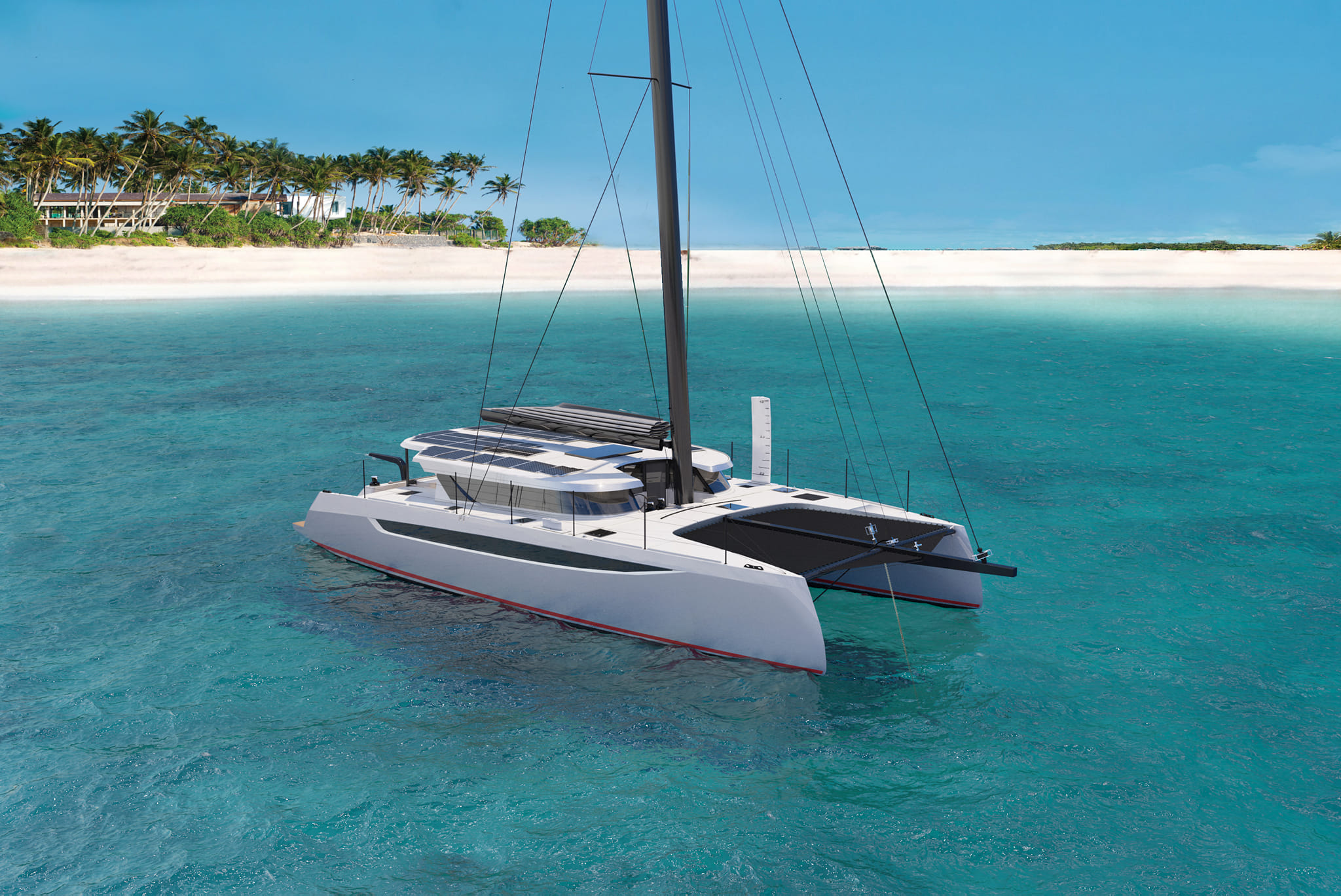 HH60 - Hybrid drivetrain and XXL solar panels - Catamaran - Multihulls ...