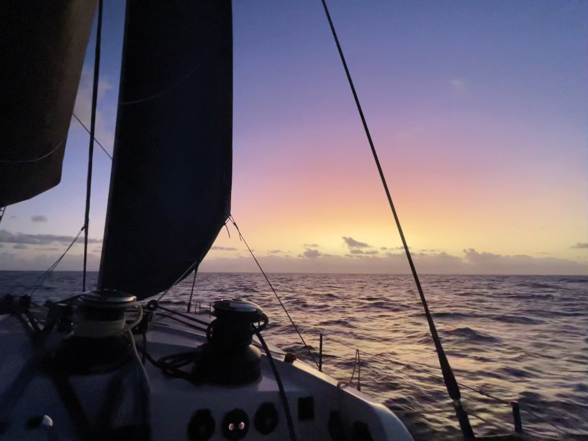 Biotrek - Crossing the Pacific bound for the Gambier Islands - Cruising ...