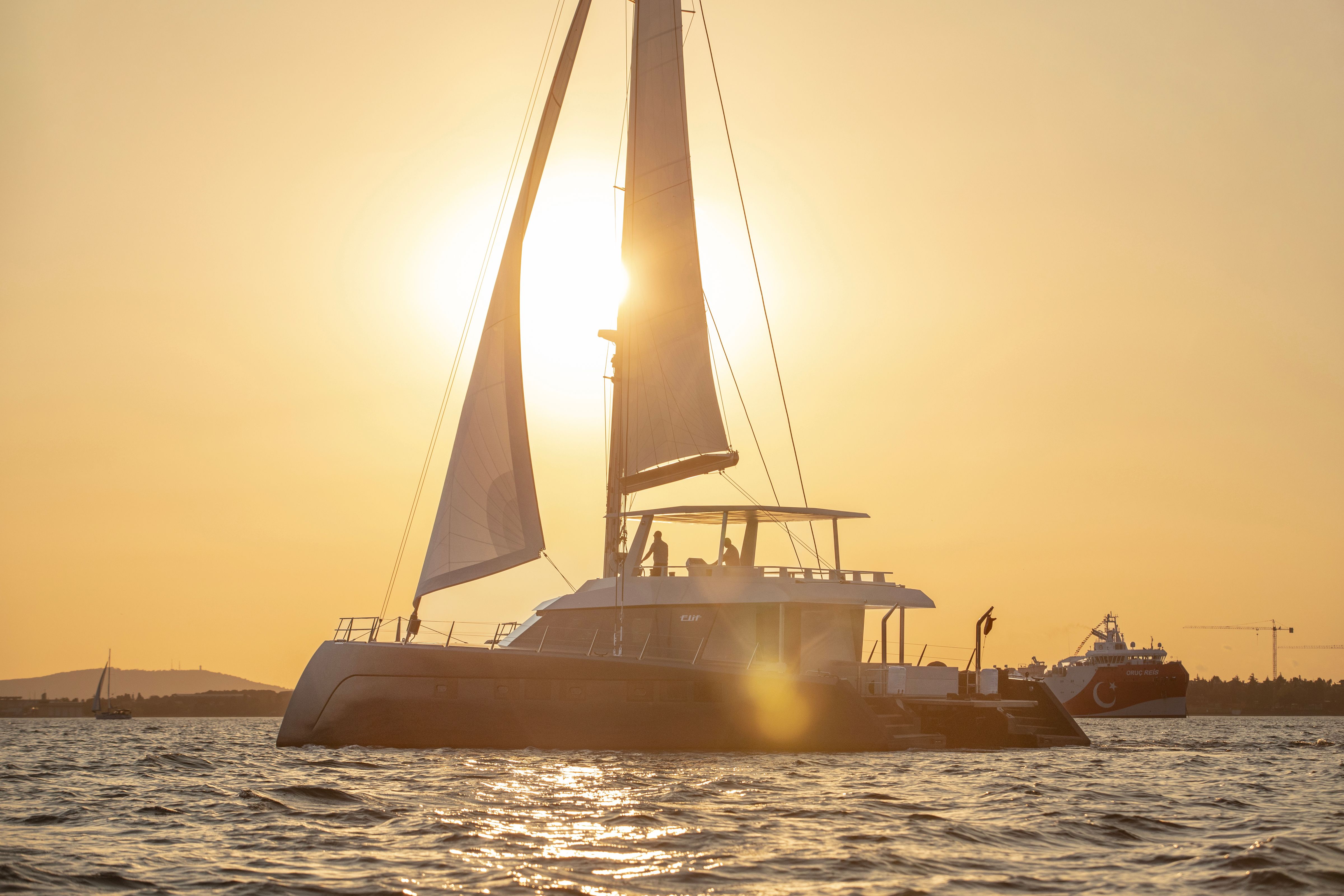 CAT63 - A big, cold-molded construction catamaran built in Turkey ...