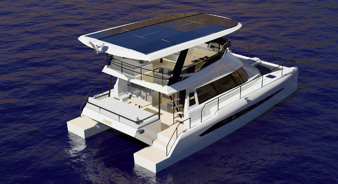 Elight 44 Nova Luxe - A new, even more seductive design! - Multipower - Multihulls World ...