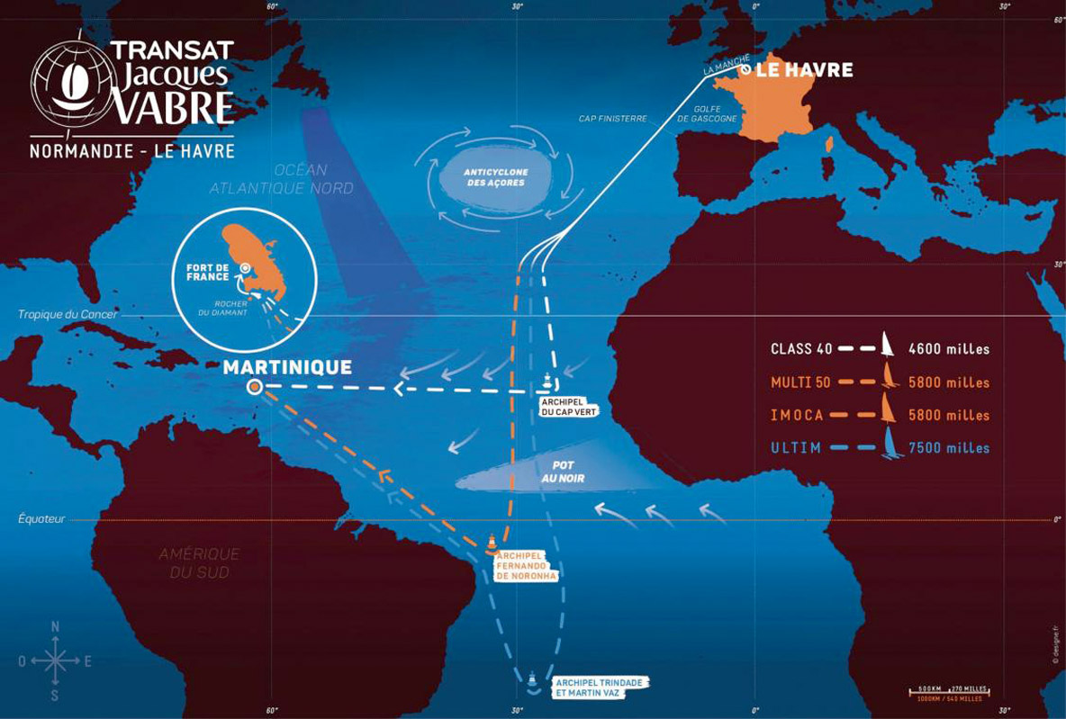 Transat Jacques Vabre Normandie Le Havre - Bound for Martinique ...