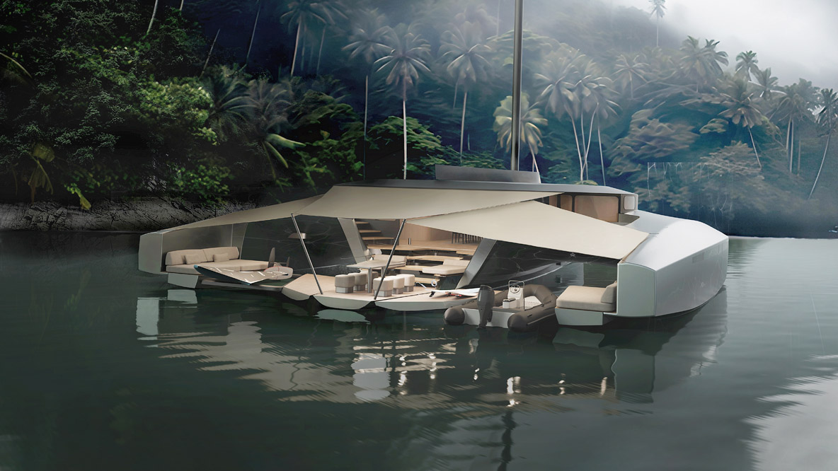 AWA78 - An innovative wing-rigged trimaran - Trimaran - Multihulls ...