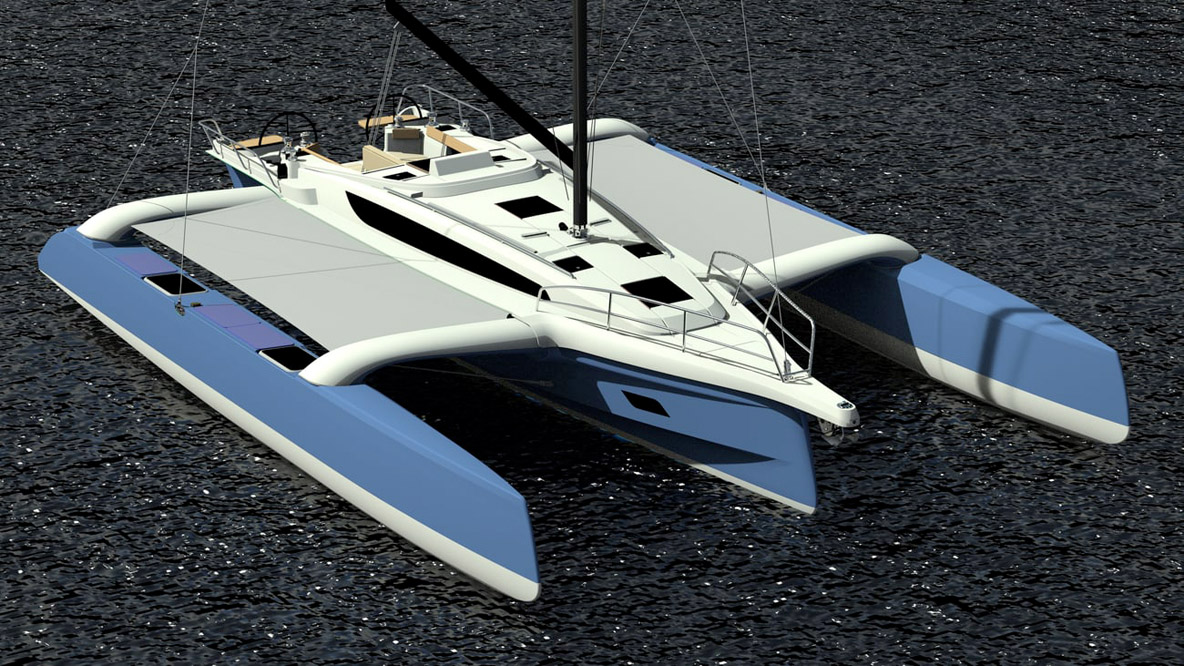 Dragonfly 36 - To be discovered in January at Düsseldorf! - Trimaran ...