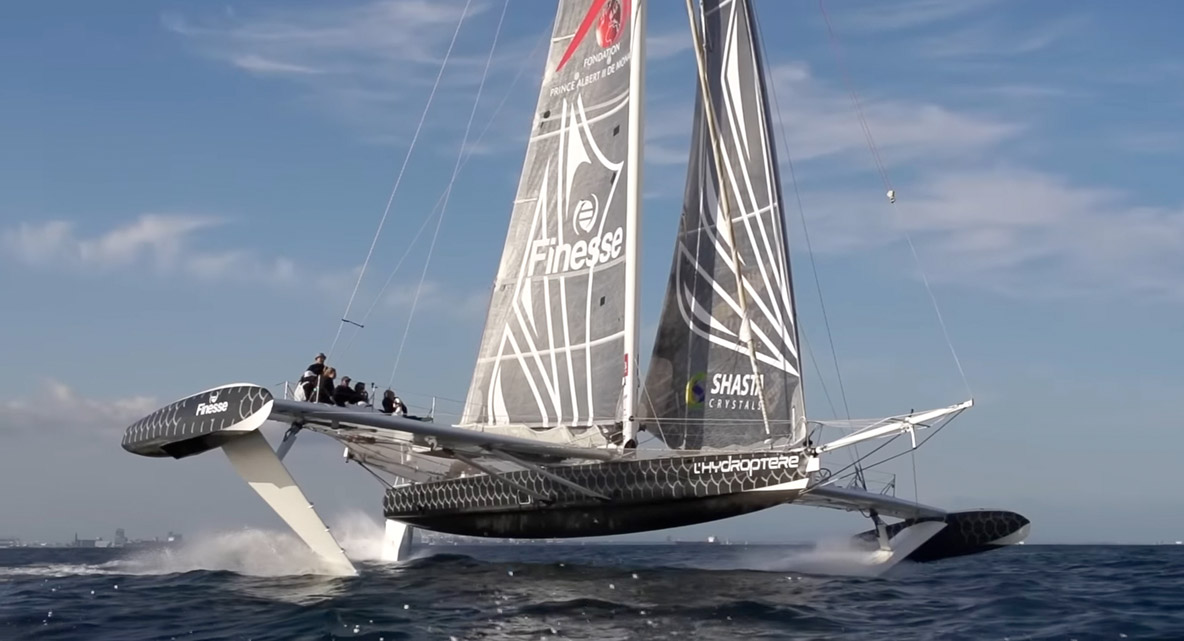 Hydroptère - The Famous Trimaran is set to Fly Once More! - Golden ...