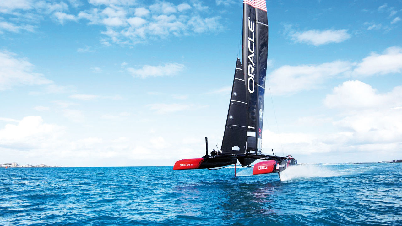 SailGP – a new circuit, aboard 50-foot flying cats with wing masts ...