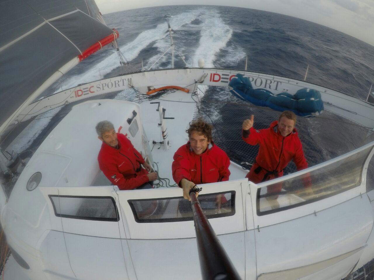 New record for Joyon on the trimaran Idec Sport - - Catamaran ...