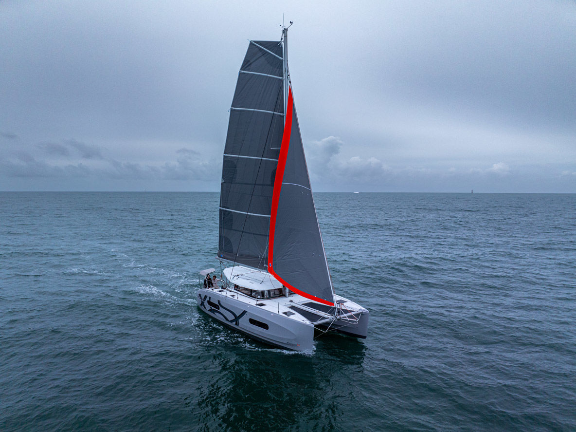New Excess 11 - We tested the overlapping genoa for you! - Catamaran ...