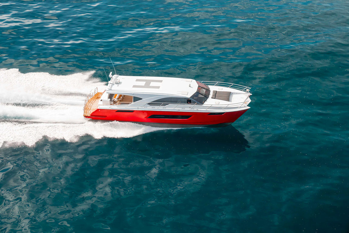 Voodoo XF75 - Foils Beneath the Hull and a Helicopter on the Deck ...